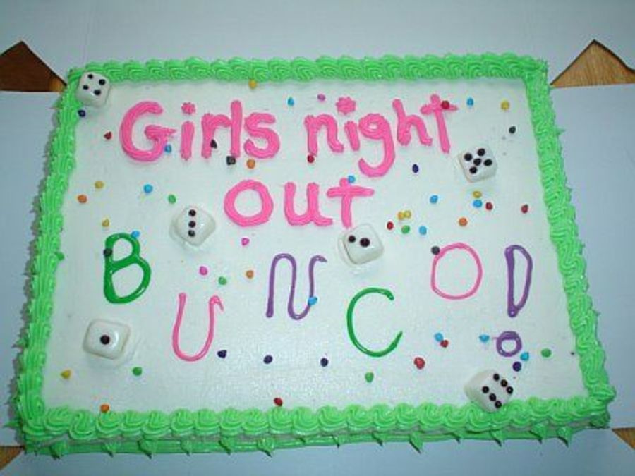 Bunco Cake - CakeCentral.com