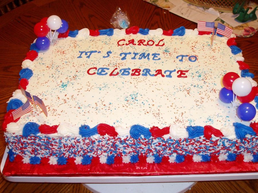 Us Attorney Retirement - CakeCentral.com