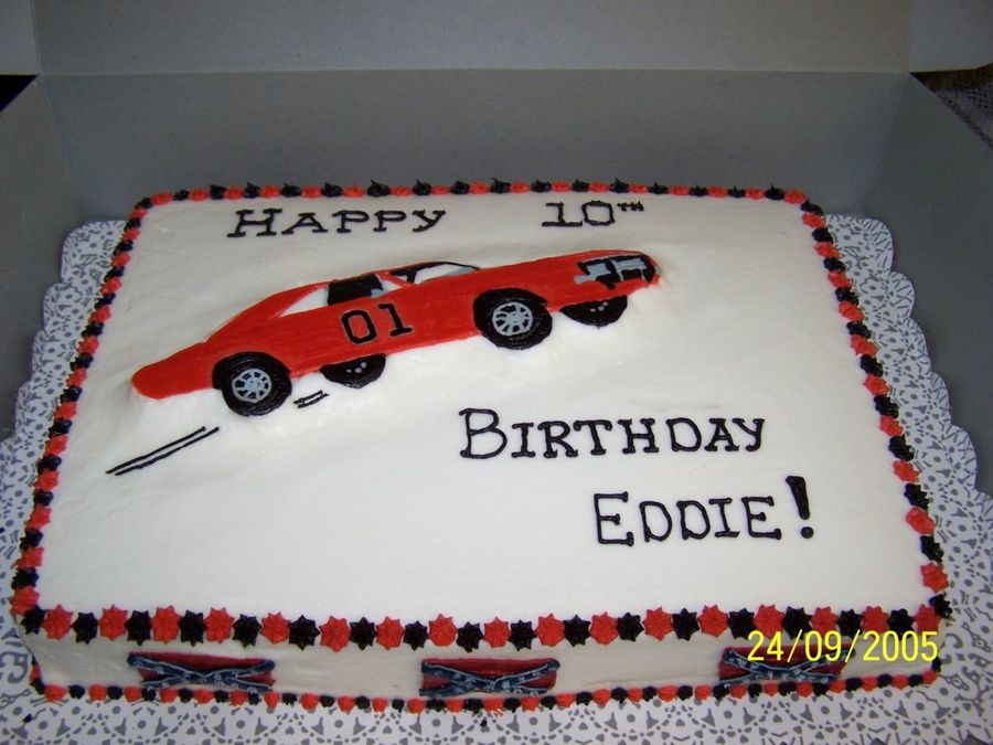 Dukes Of Hazard Cake - CakeCentral.com