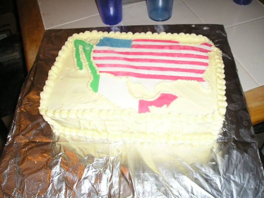 Citizenship Cake - CakeCentral.com