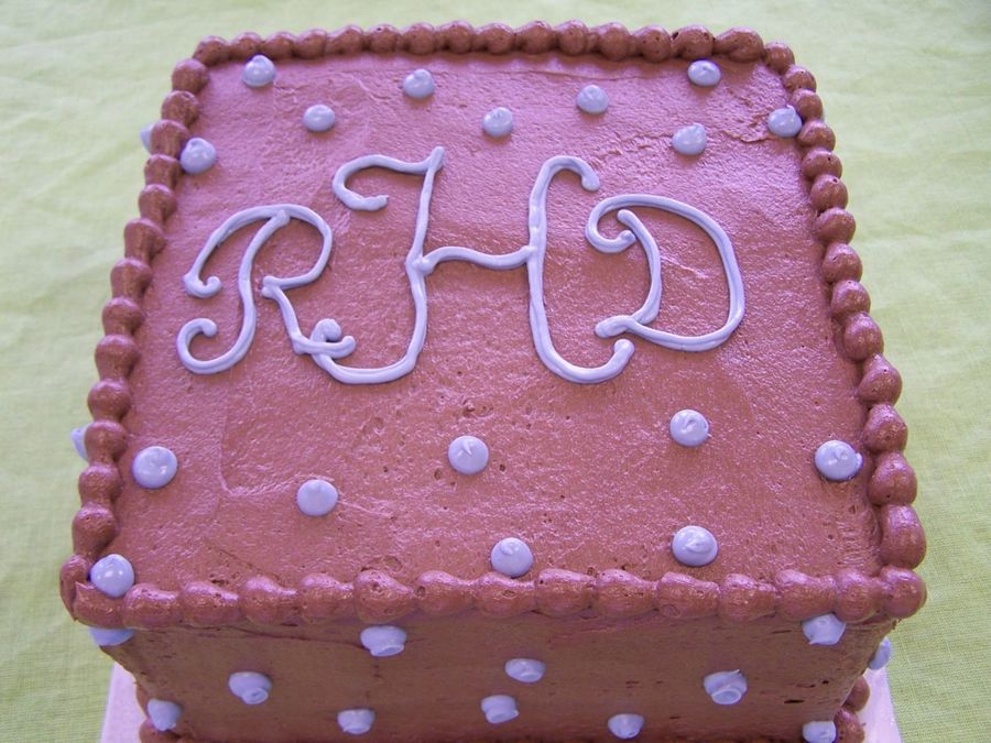 Monogram - CakeCentral.com