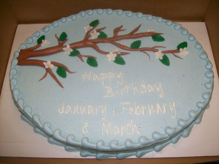 Employee Birthday Cake - CakeCentral.com