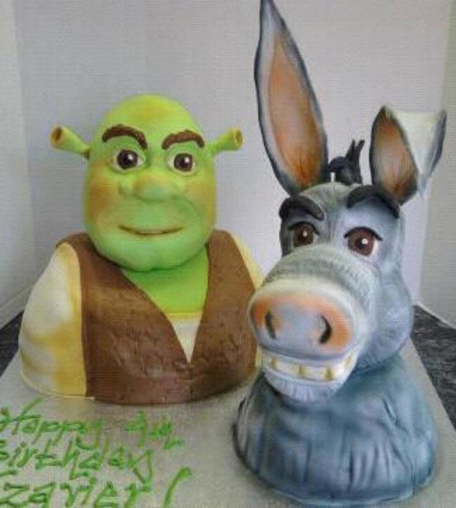Shrek And Donkey - CakeCentral.com