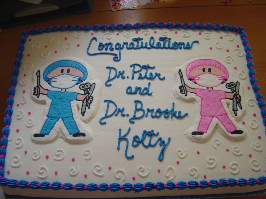Doctor Graduation Cake - CakeCentral.com