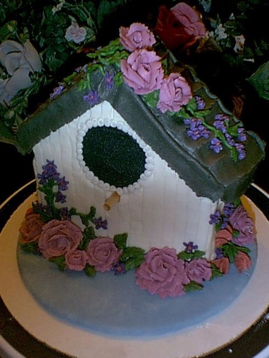 Birdhouse Cake - CakeCentral.com