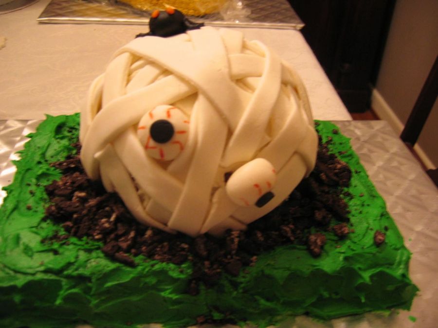 Mummy Head - CakeCentral.com