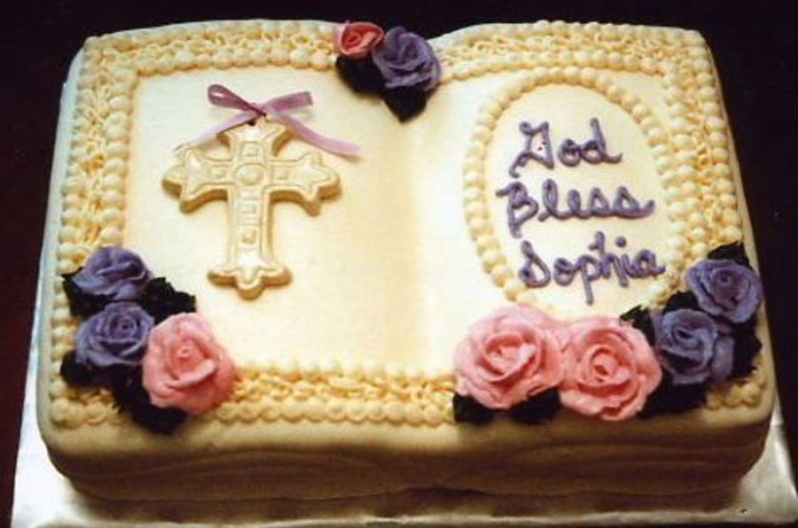 First Communion Bible - CakeCentral.com