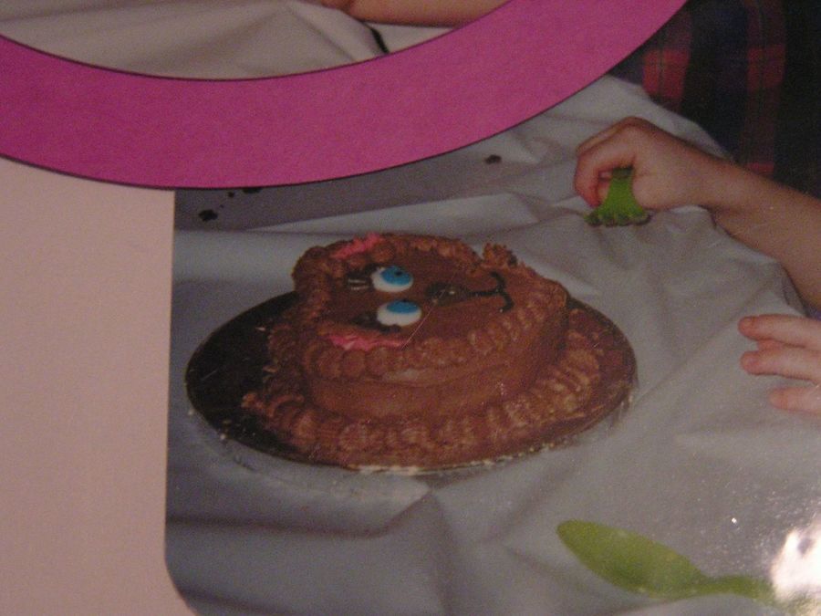 Teddy Bear Smash Cake - CakeCentral.com