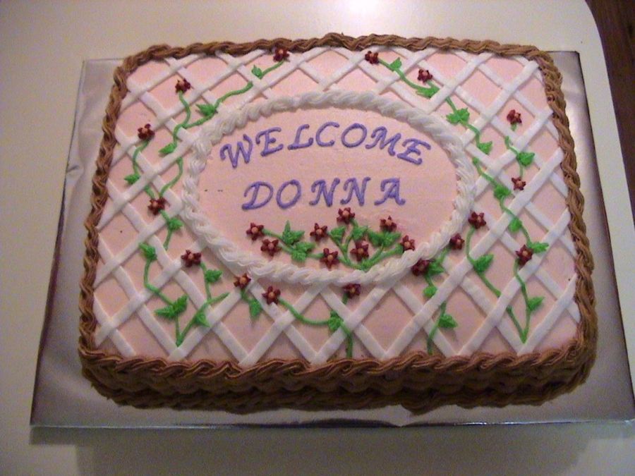 Lattice Cake - CakeCentral.com