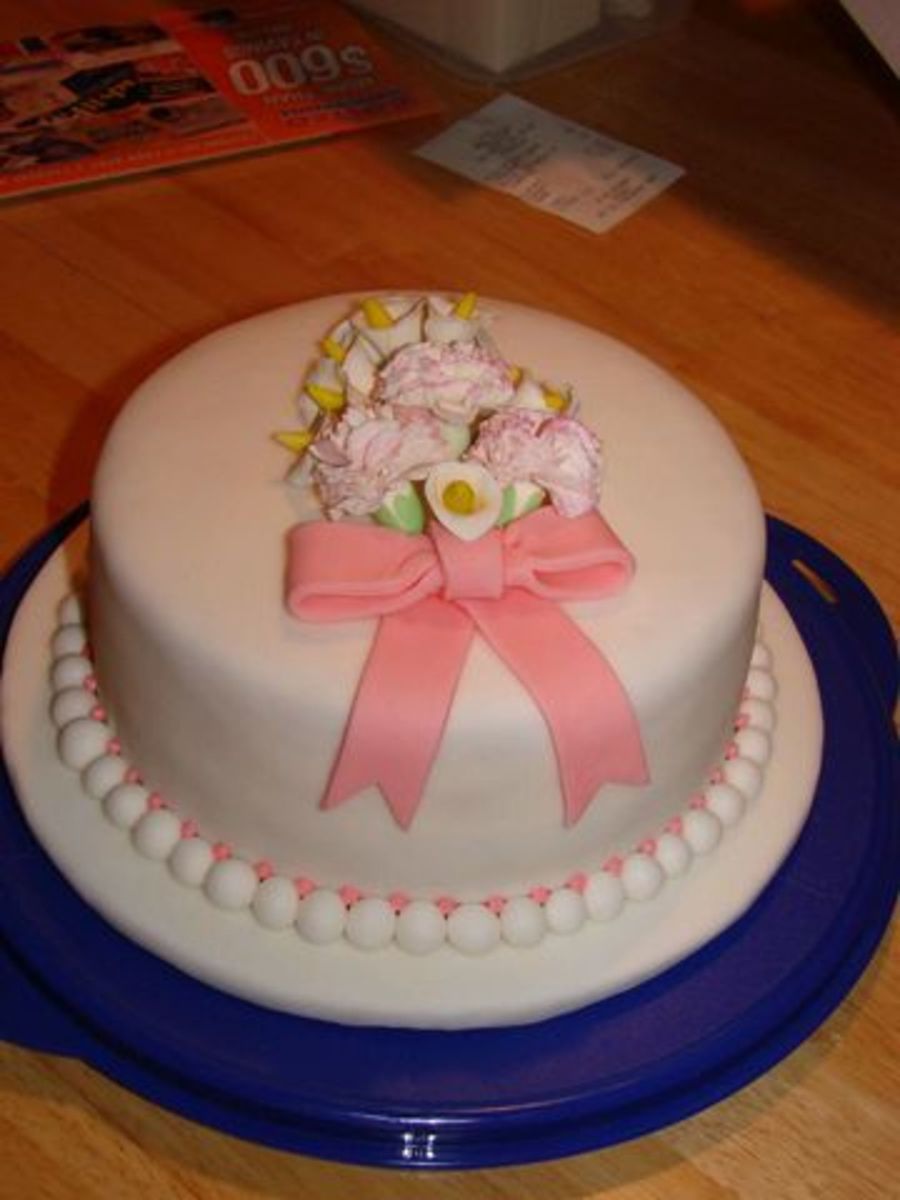 Fondant And Royal Icing Cake - CakeCentral.com