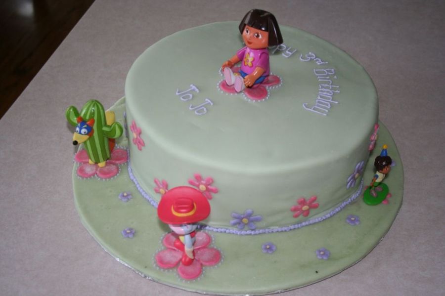 Dora The Exlorer Cake - CakeCentral.com