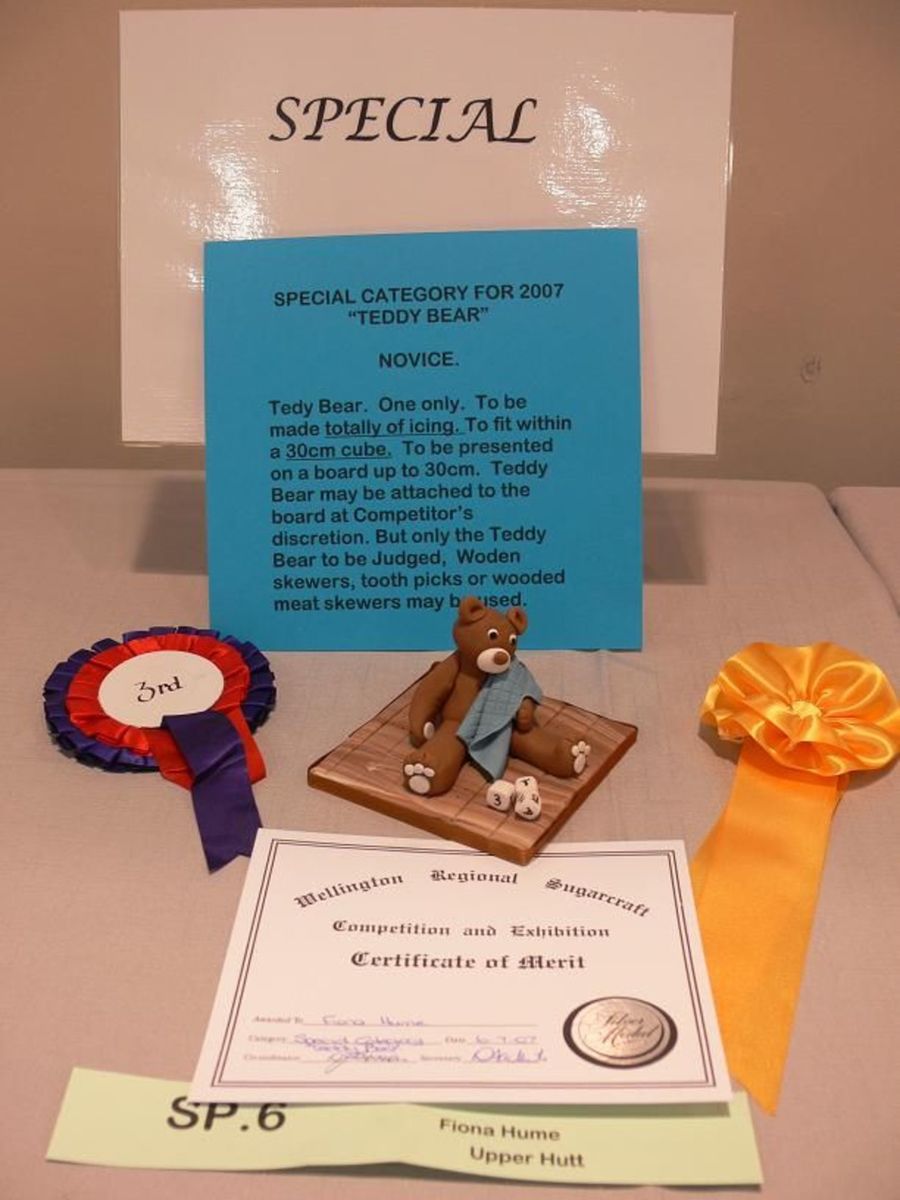 Teddy Bear Entry - CakeCentral.com