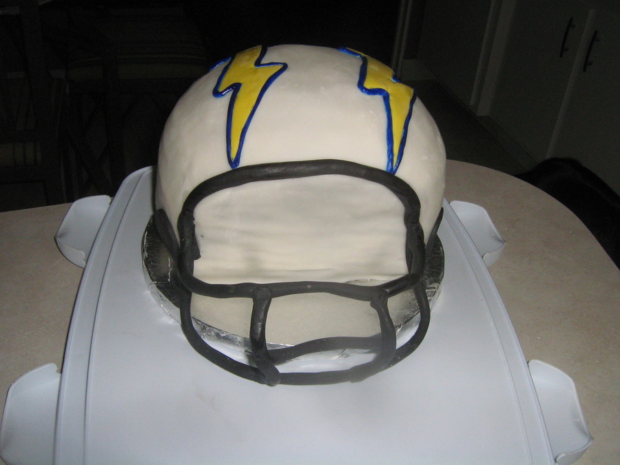 Chargers Cake - CakeCentral.com
