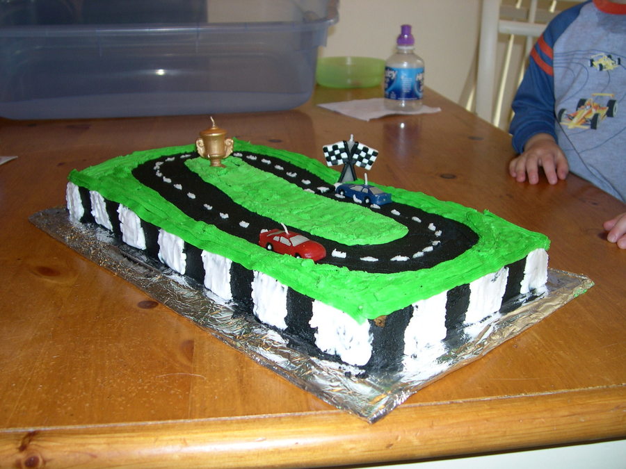 Nascar Cake - CakeCentral.com