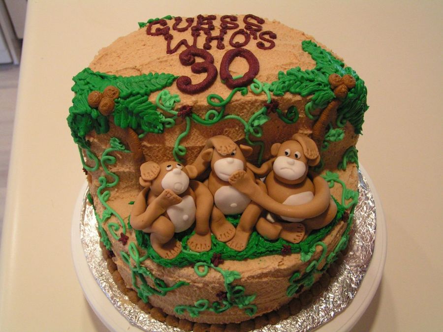 Three Little Monkeys - CakeCentral.com