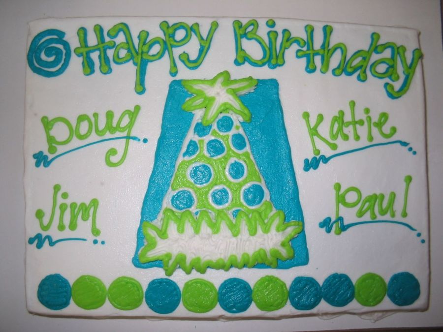 Party Hat Sheet Cake - CakeCentral.com