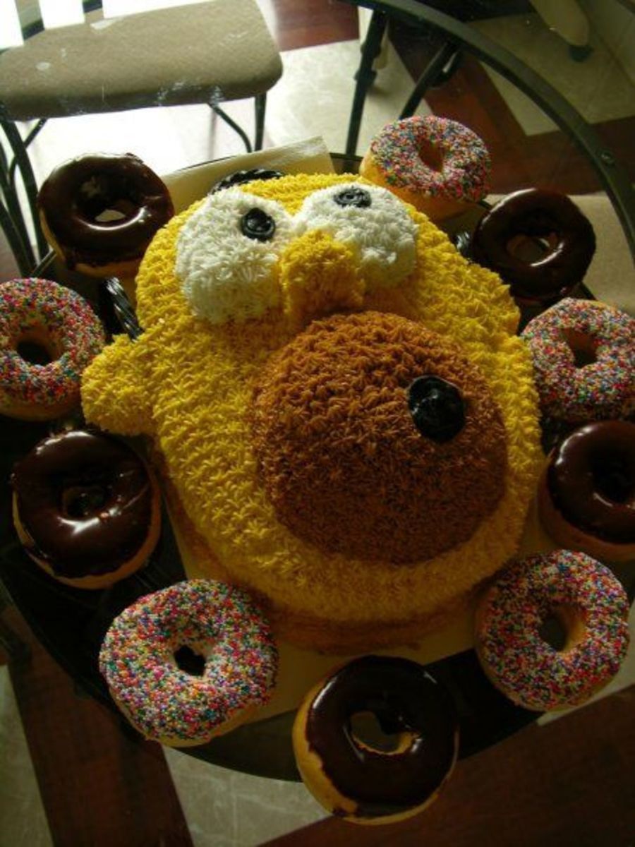 Homer Simpson Cake - CakeCentral.com