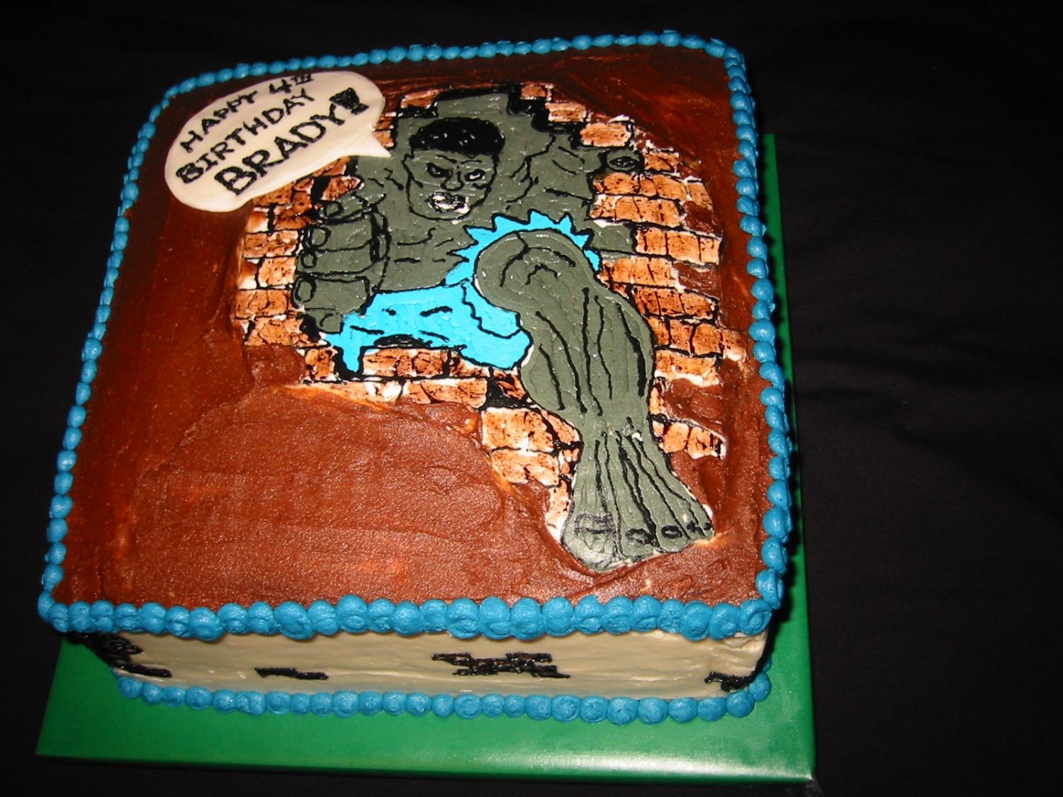 Incredible Hulk - CakeCentral.com