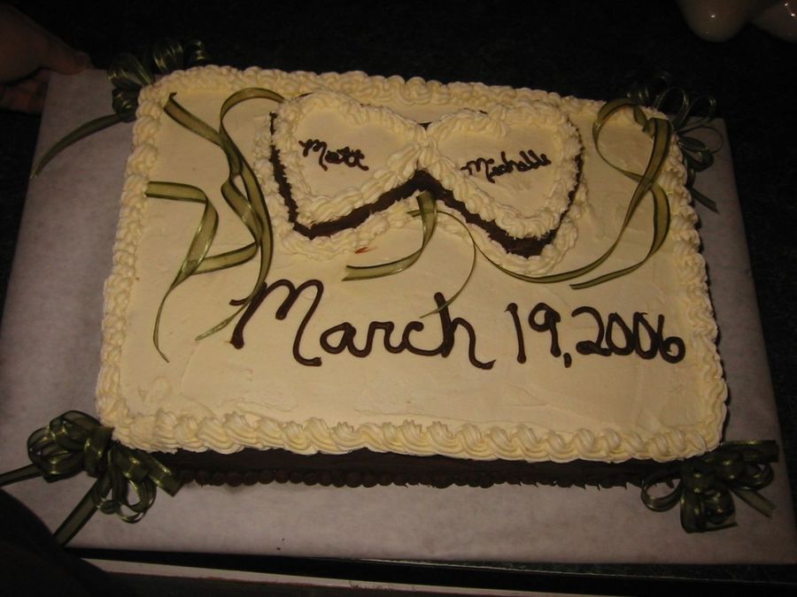 Bridal Shower Sheet Cake - CakeCentral.com