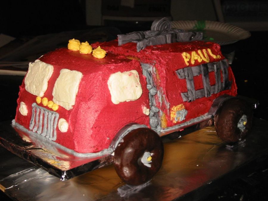 Firetruck - CakeCentral.com