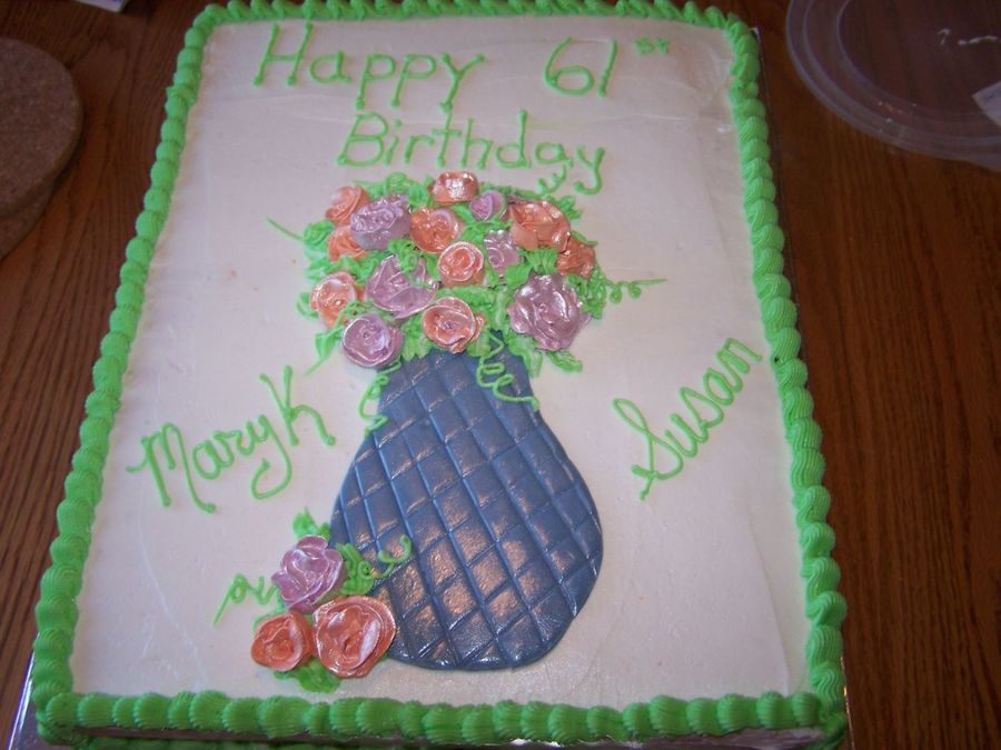 Mom And Aunt's Birthday - CakeCentral.com