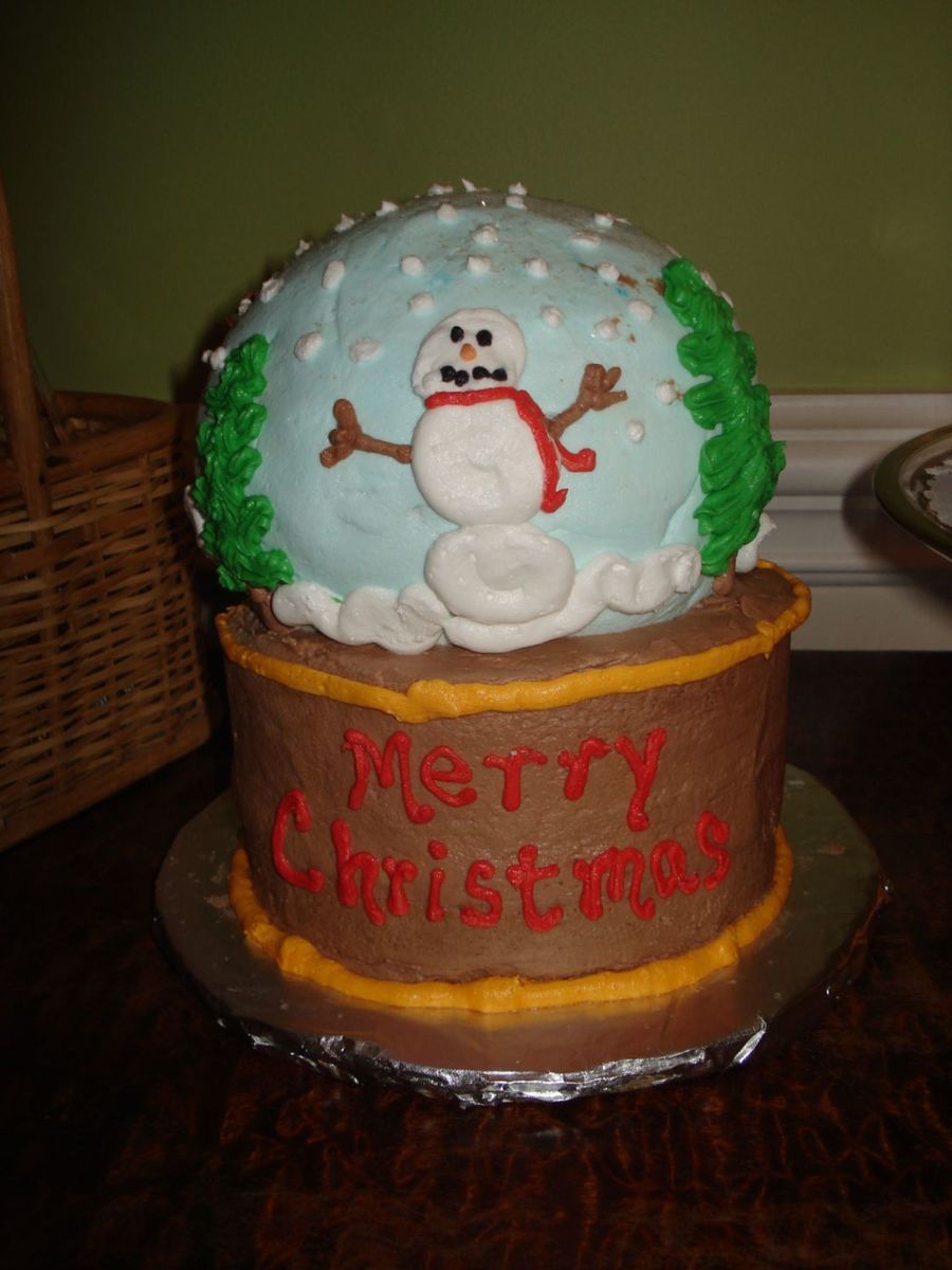 Snow Globe - CakeCentral.com