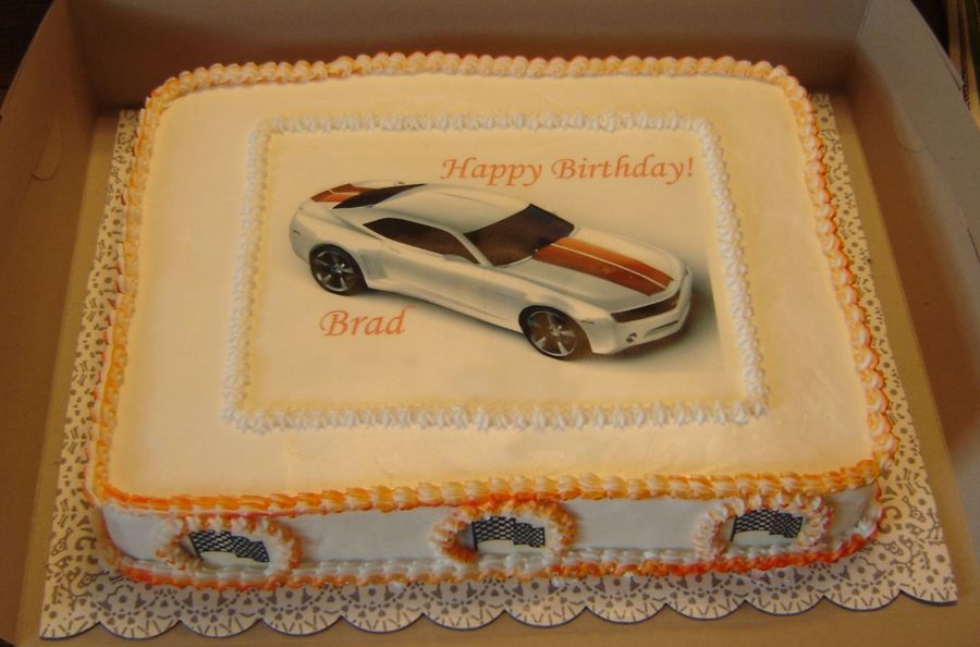 New Camaro Cake - CakeCentral.com