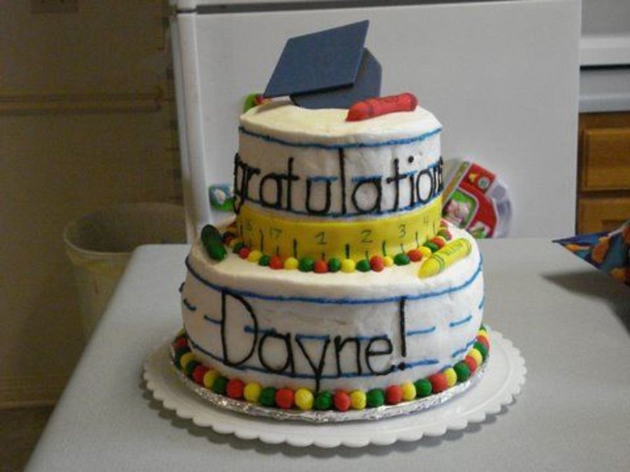 Kindergarten Graduation Cake - CakeCentral.com