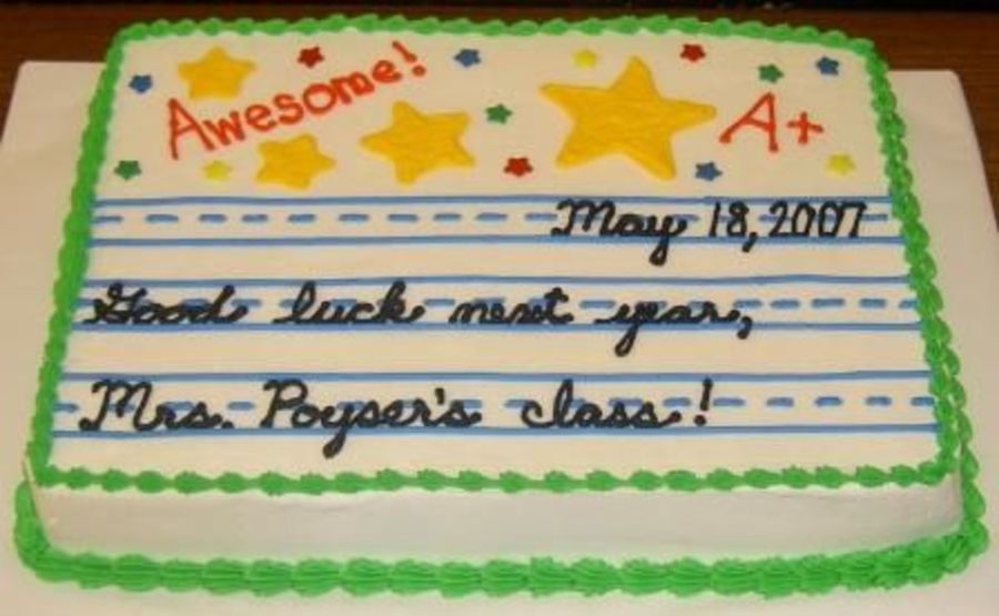 Elementary Graduation 2 - CakeCentral.com