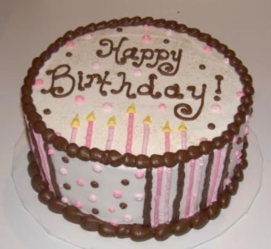 Dots 'n Stripes - CakeCentral.com