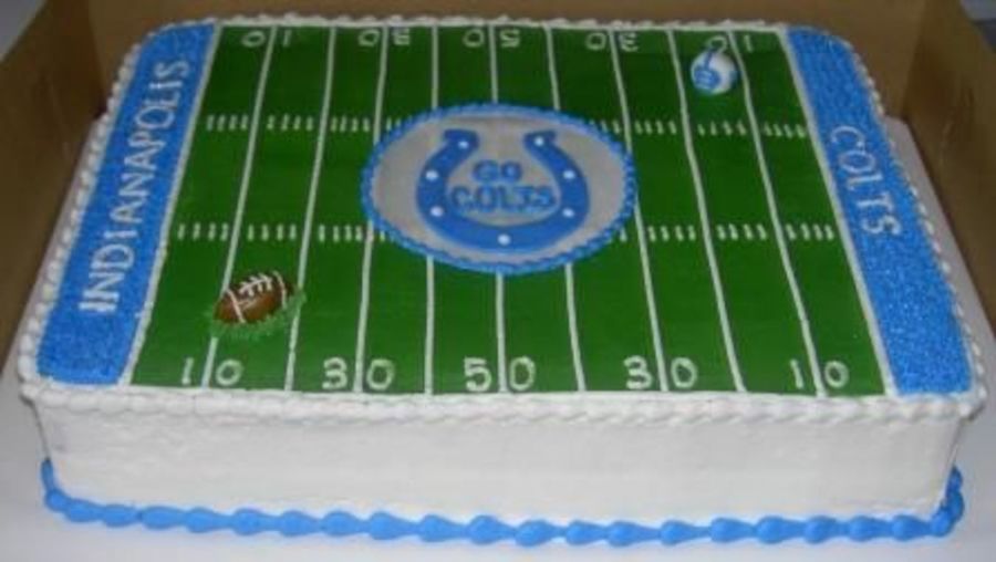 Colts Football Field - CakeCentral.com