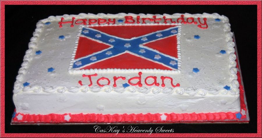 Rebel Flag - CakeCentral.com
