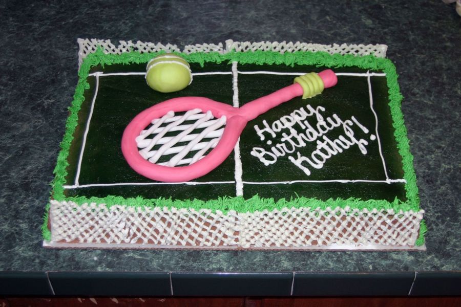 Tennis Cake - CakeCentral.com