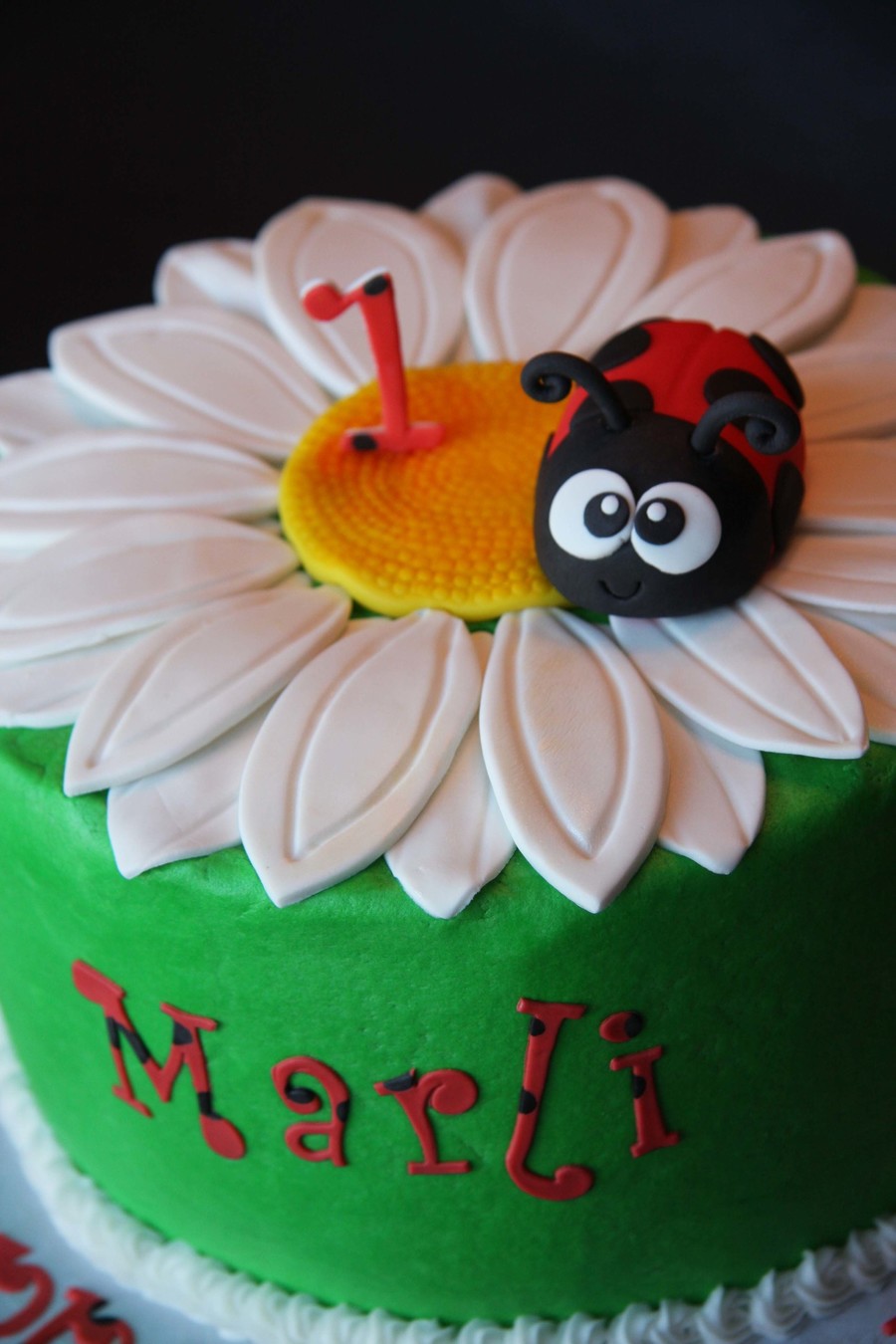 Ladybug Cake - CakeCentral.com