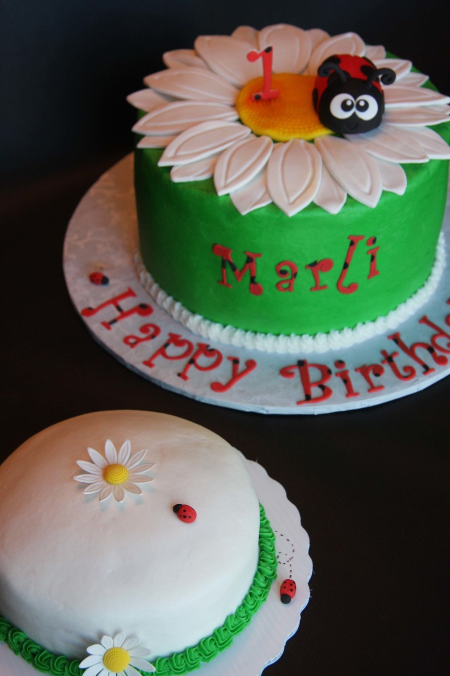 Ladybug Cake - CakeCentral.com