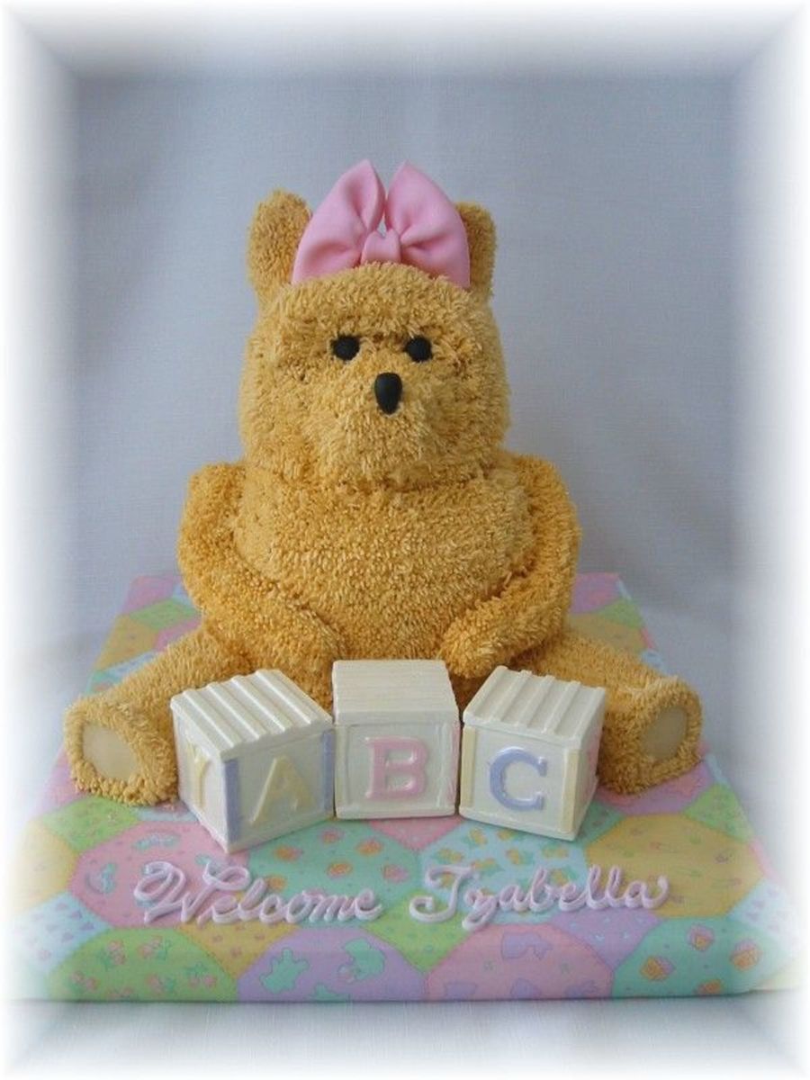 3D Teddy Bear - CakeCentral.com