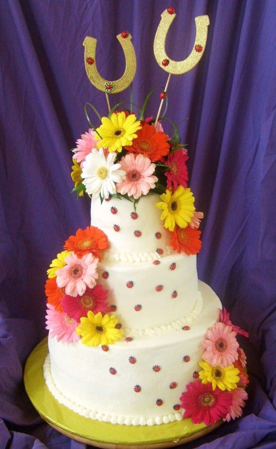 Good Luck Wedding Cake - CakeCentral.com