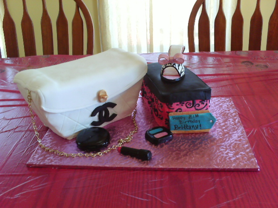 Glam Birthday Cake - CakeCentral.com