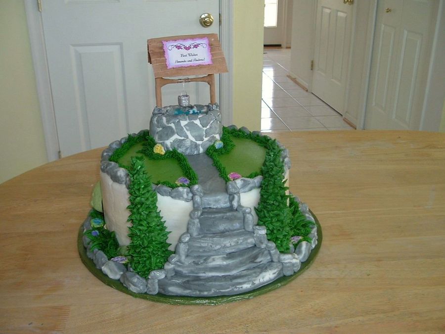 Wishing Well Cake - CakeCentral.com