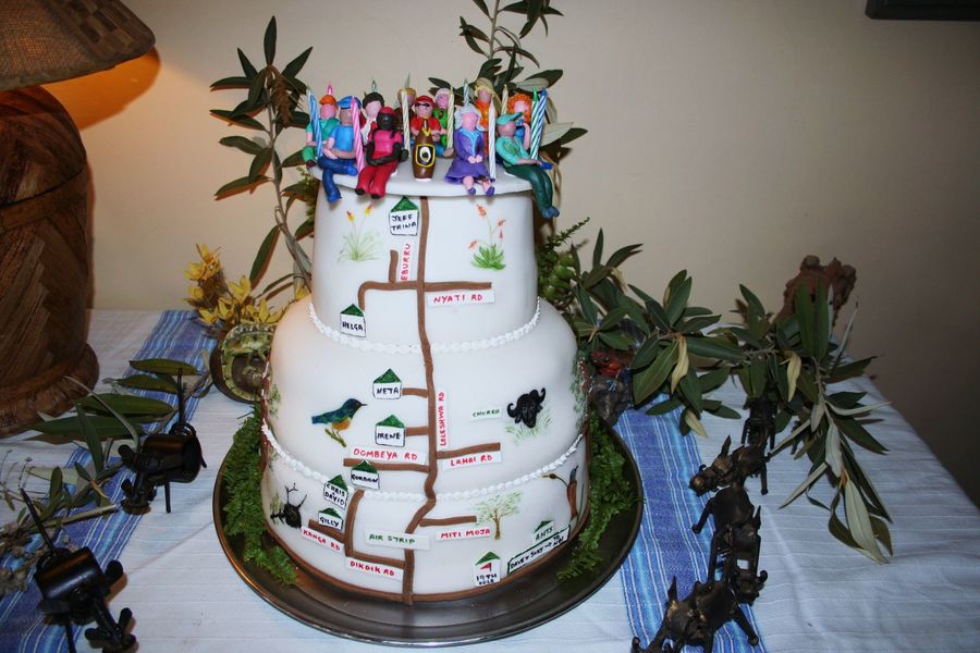 Birthday Map - CakeCentral.com