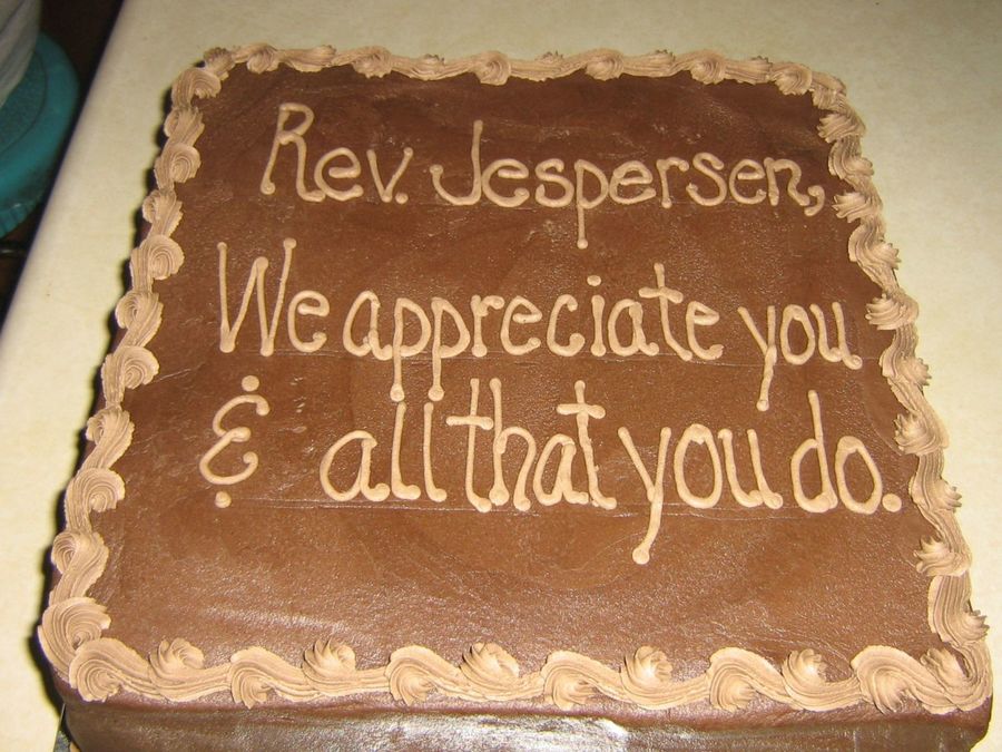 Pastor Appreciation Cake - CakeCentral.com