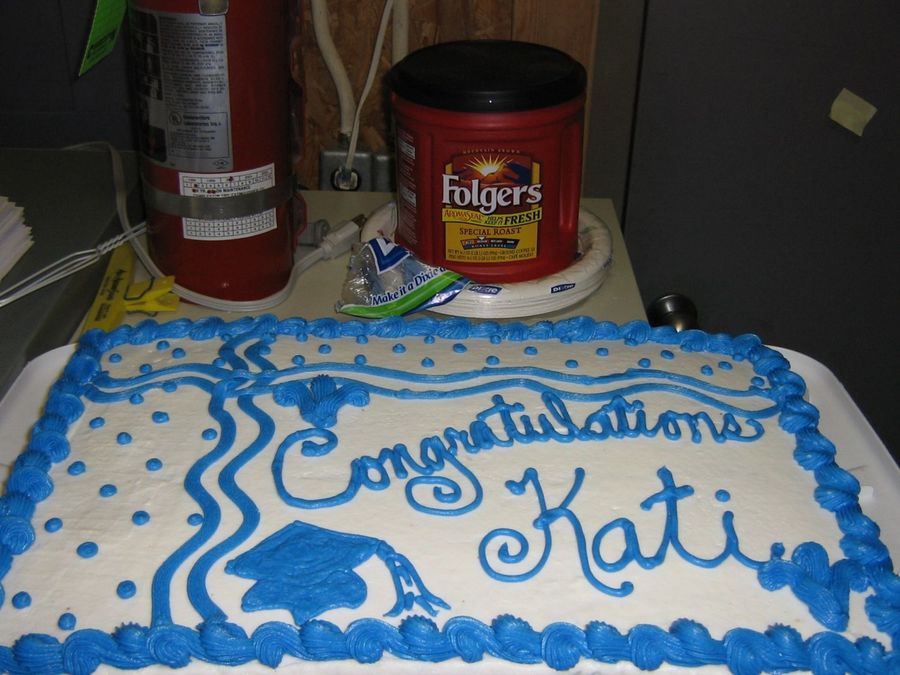 Kati's Graduation Cake - CakeCentral.com
