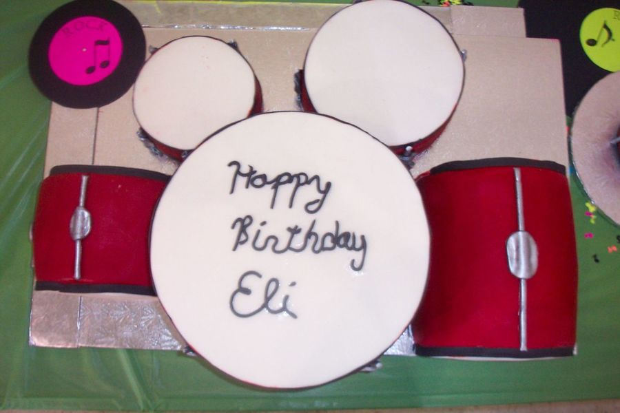 Drum Set Cakes - CakeCentral.com