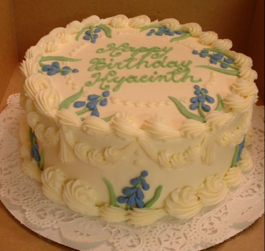 Grape Hyacinth Cake - CakeCentral.com