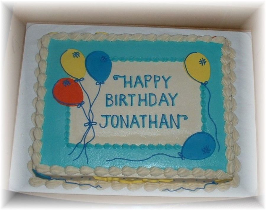 Generic Balloons Cake - CakeCentral.com