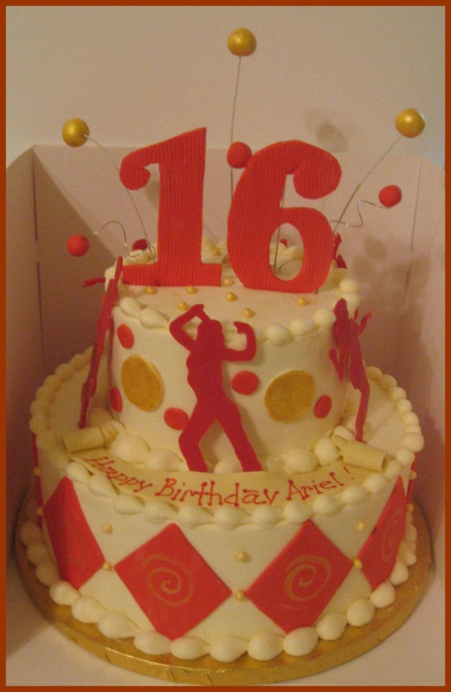 Drill Dancer Cake - CakeCentral.com