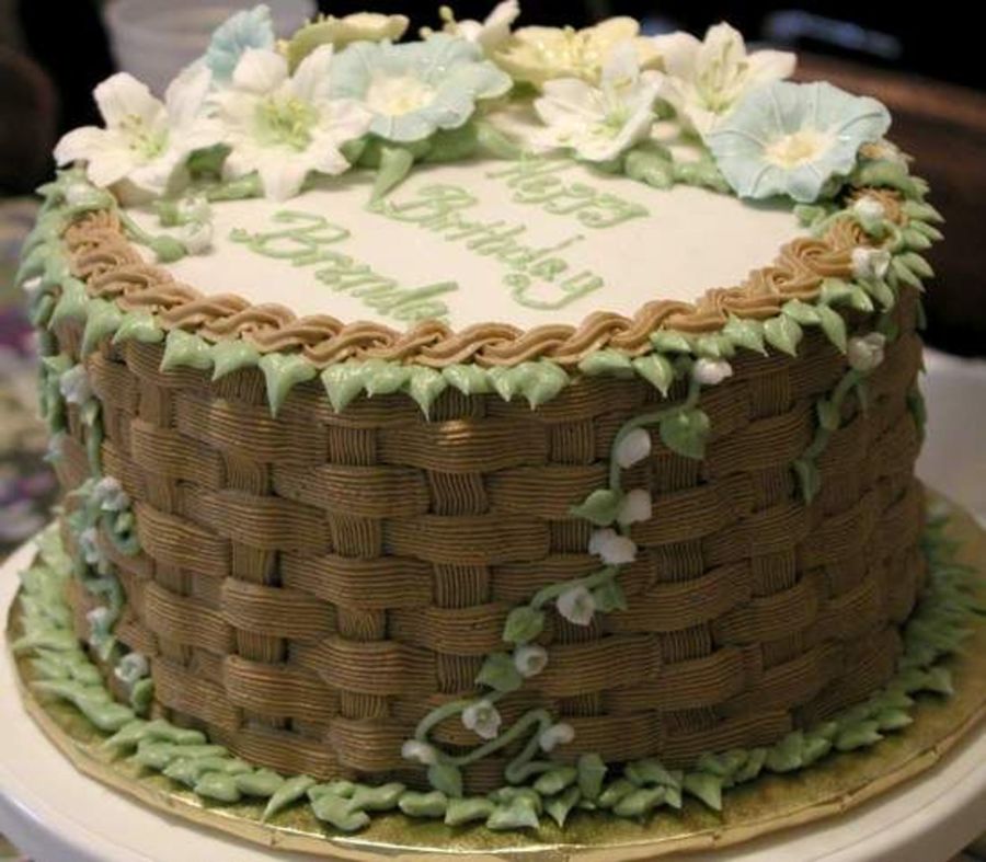Basket Weave Cake - CakeCentral.com
