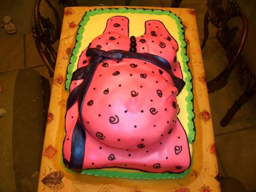 Belly Cake - CakeCentral.com