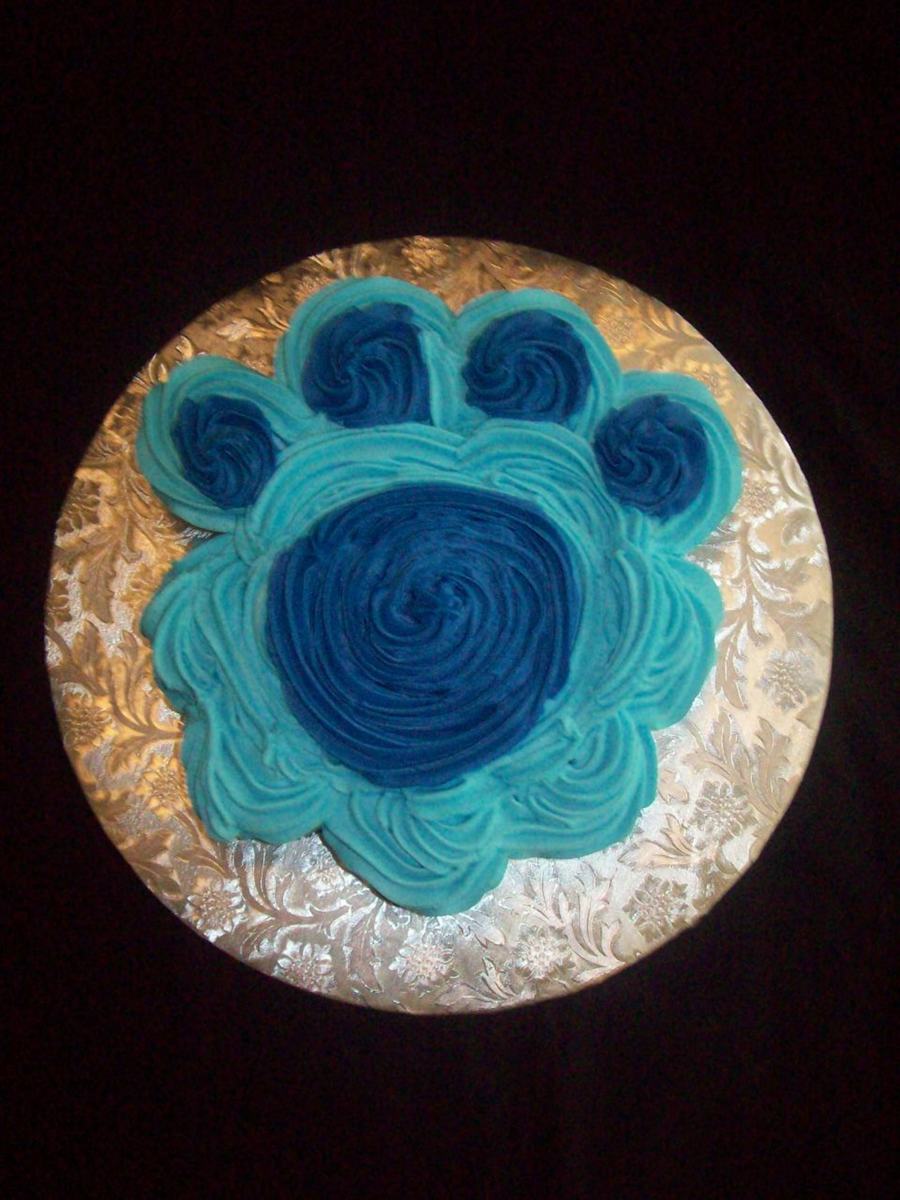 Blues Clues Pull-Apart Paw - CakeCentral.com