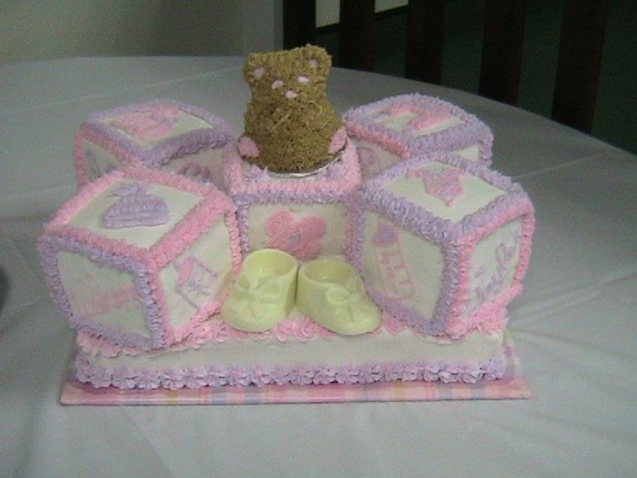 Baby Block Cake - CakeCentral.com